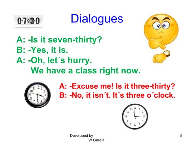 Telling time l1.voc2. | PPT