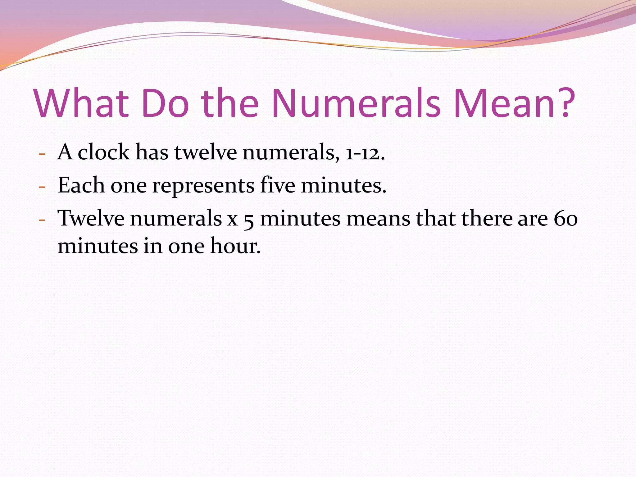 Telling Time Edu 290 | PPTX