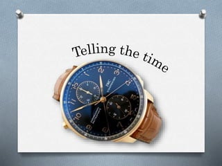 Telling time, frequency, questions, present | PPTX