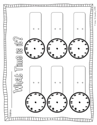 Telling timemathunit | PDF