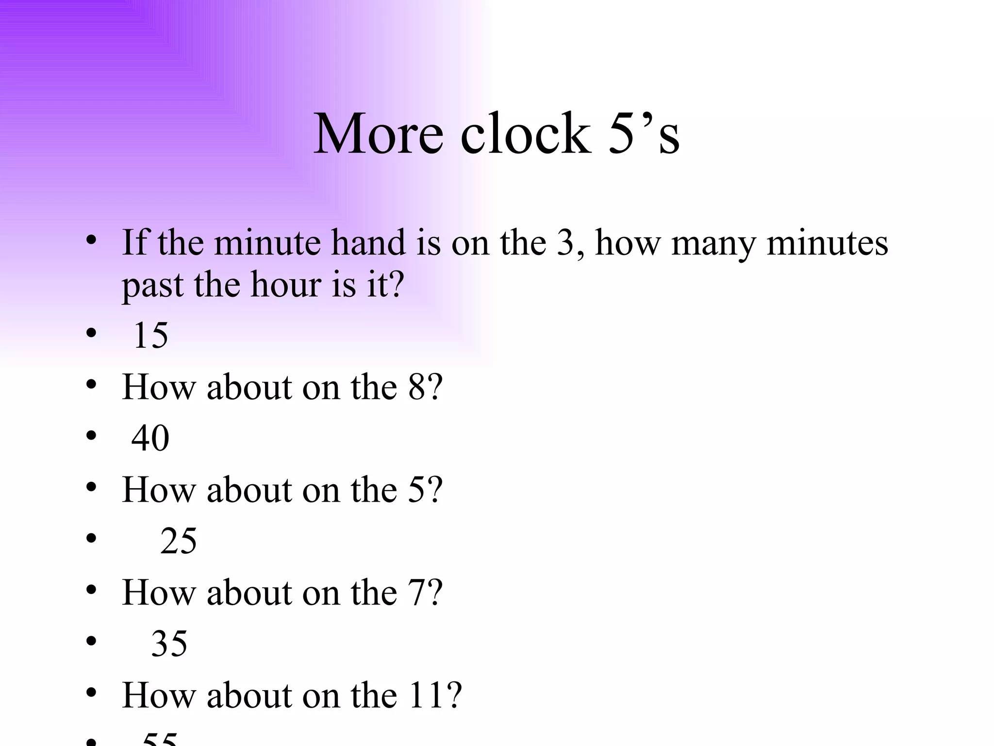Telling time powerpoint | PPT