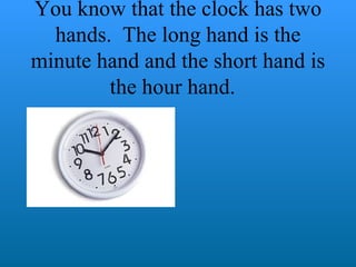 Telling time powerpoint | PPT