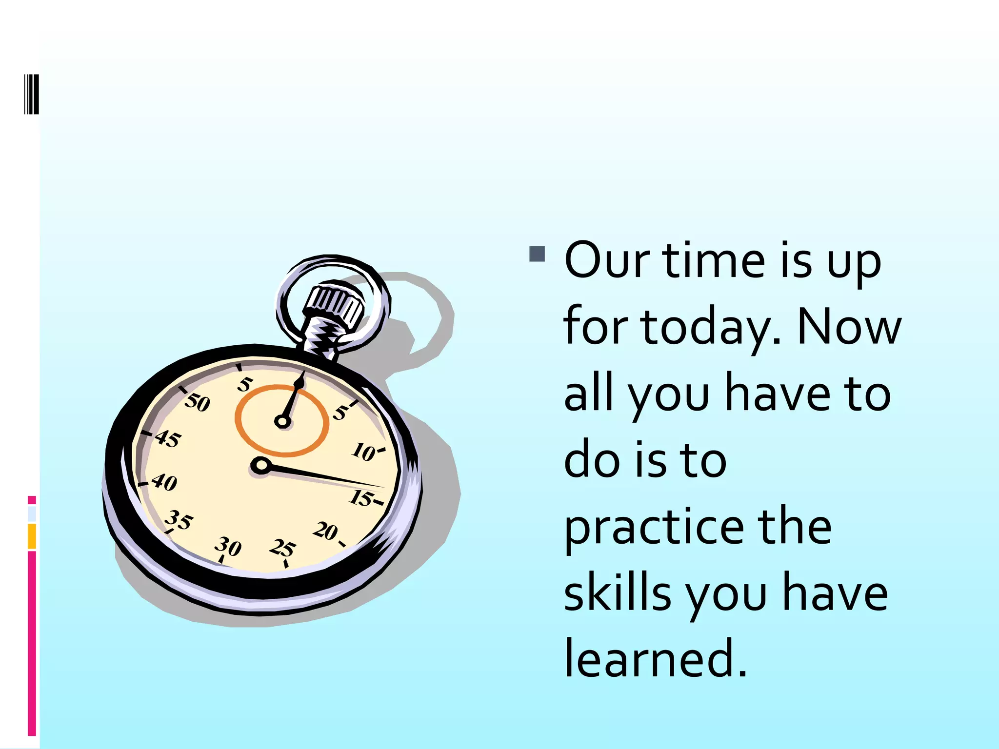Telling time powerpoint | PPT | Resume Writing and Advice | Job Search