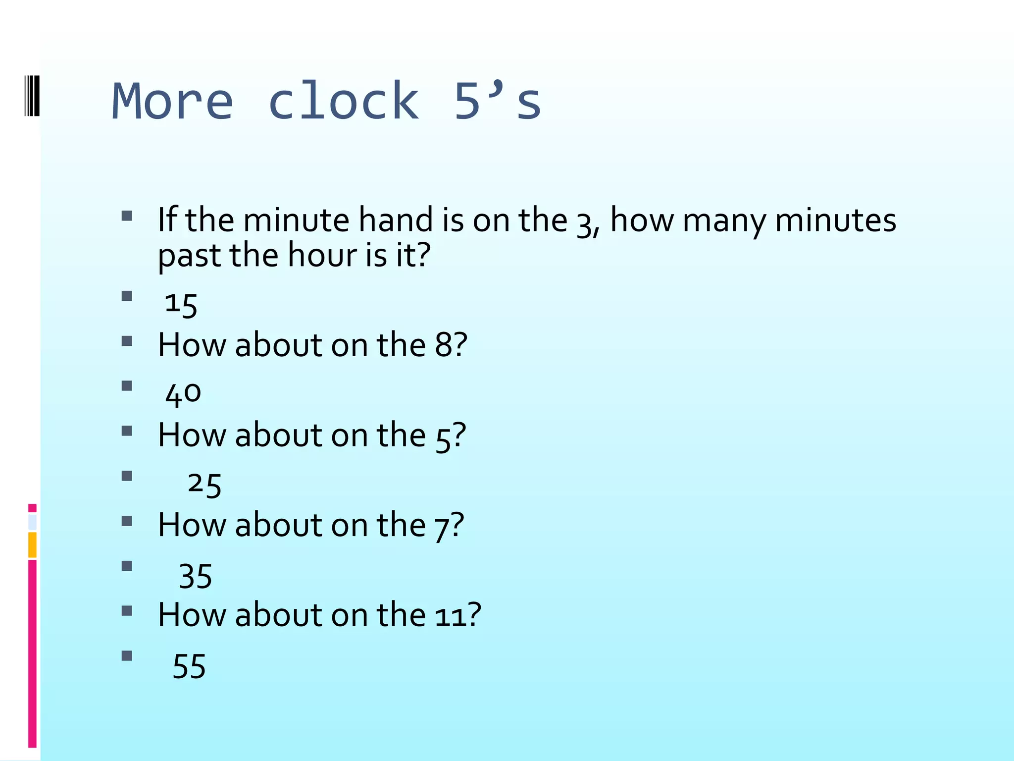 Telling time powerpoint | PPT | Resume Writing and Advice | Job Search