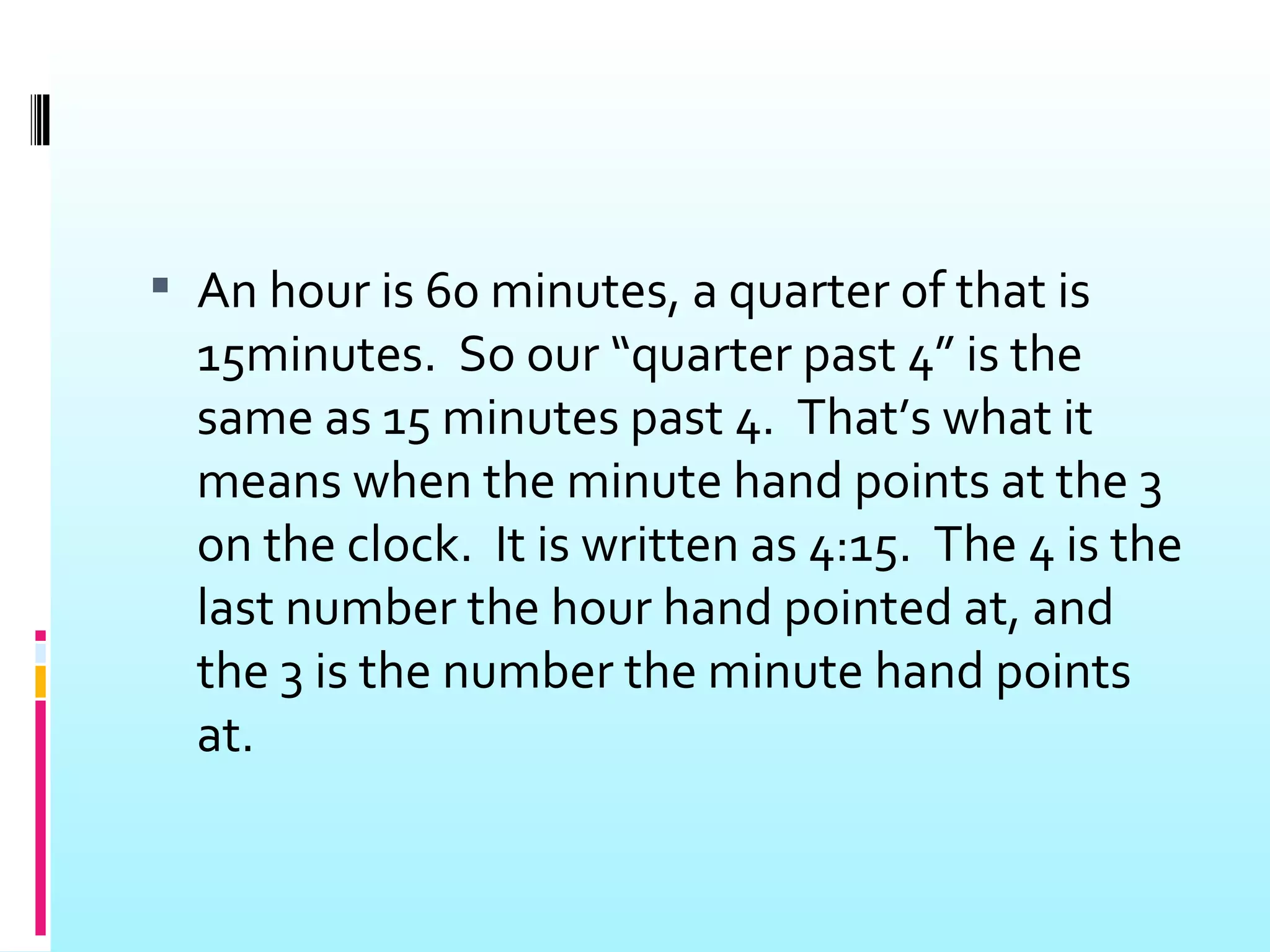 Telling time powerpoint | PPT | Resume Writing and Advice | Job Search