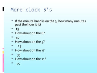 Telling time powerpoint | PPT