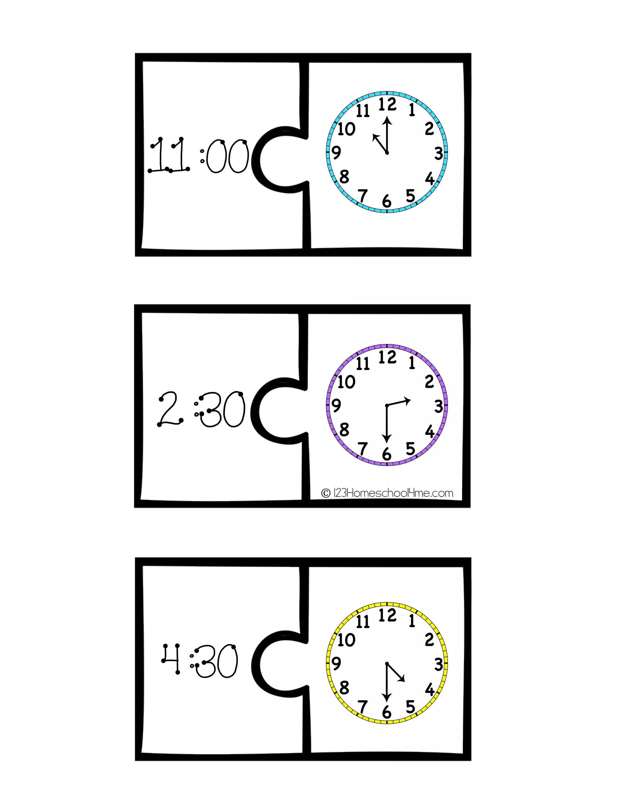 Telling time puzzles (1) | PDF