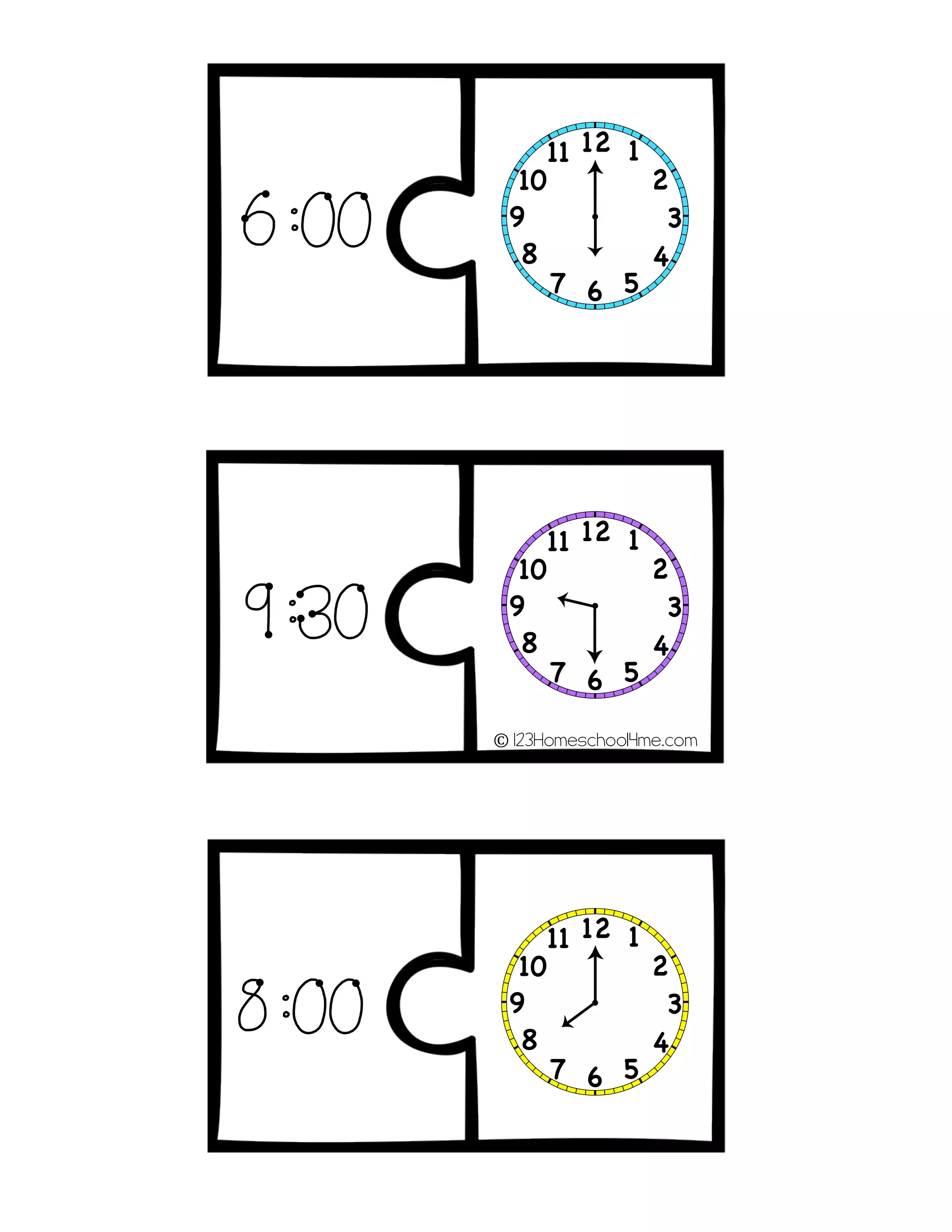 Telling time puzzles | PDF