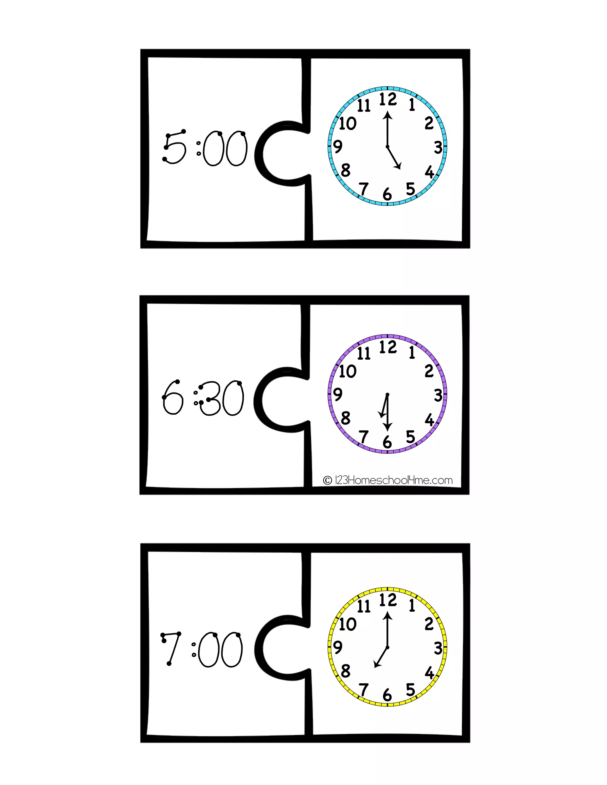 Telling time puzzles | PDF