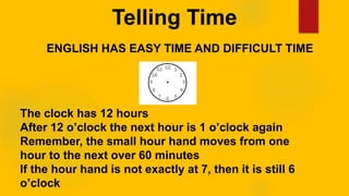 Telling Time | PPTX