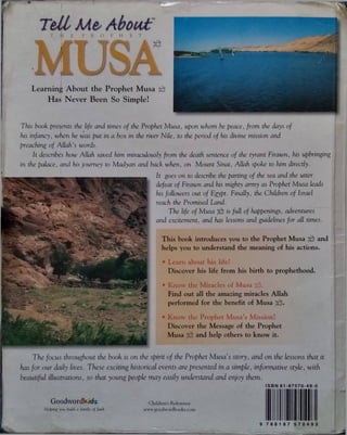 Tell me about the prophet musa by saniyasnain khan | PDF