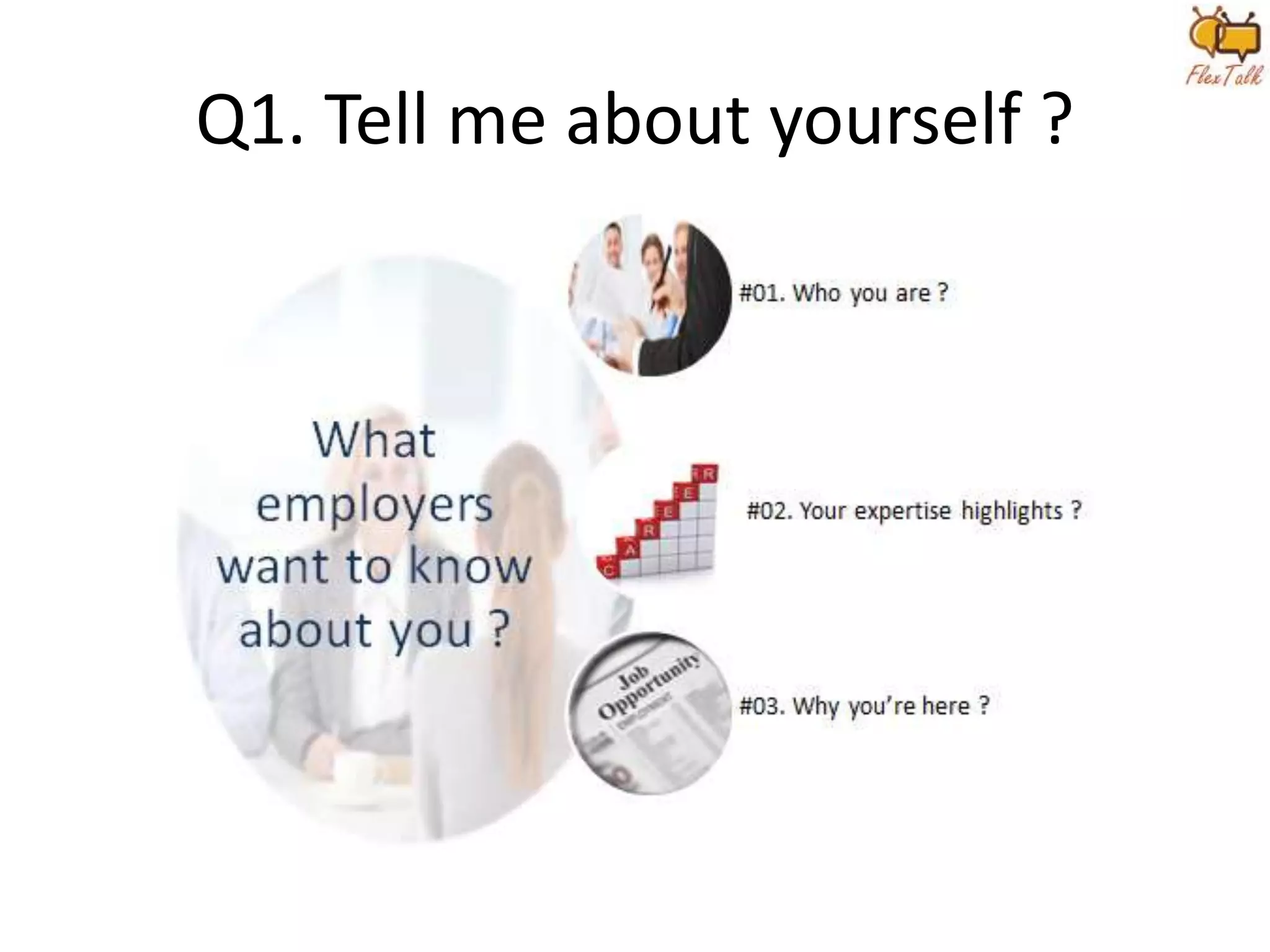 Interview - Tell me about yourself | PPTX