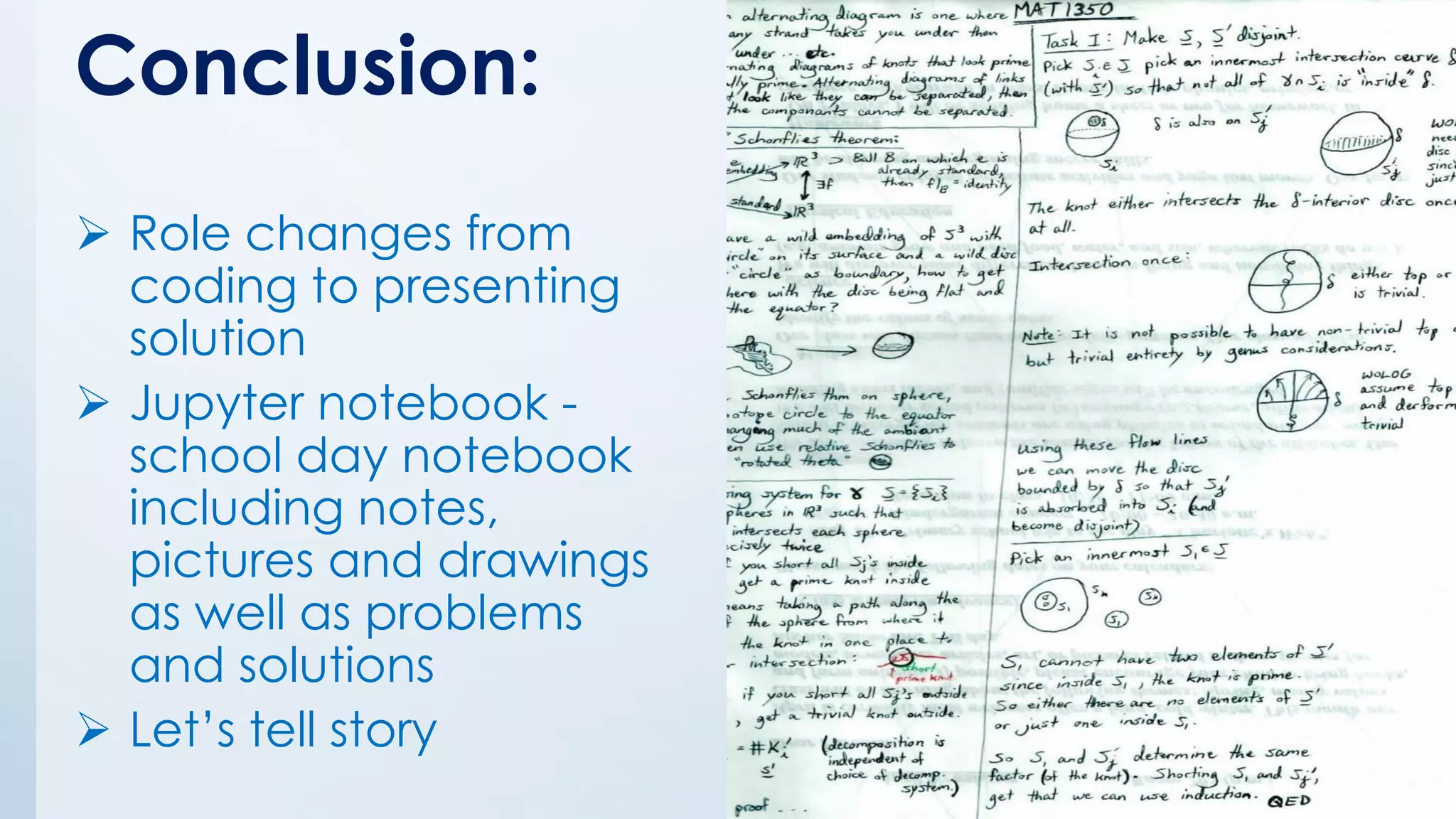 Tell stories with jupyter notebook | PPT