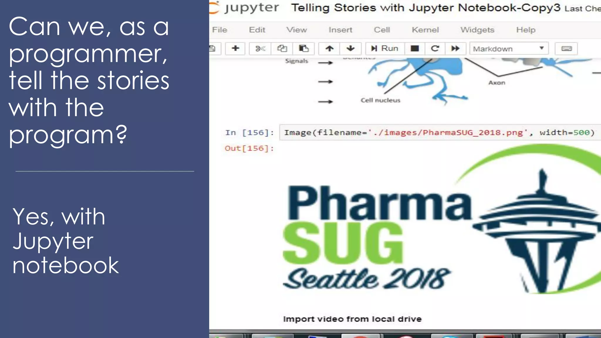 Tell stories with jupyter notebook | PPT