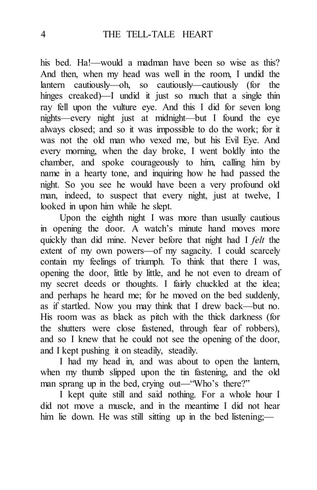 Tell tale heart | PDF