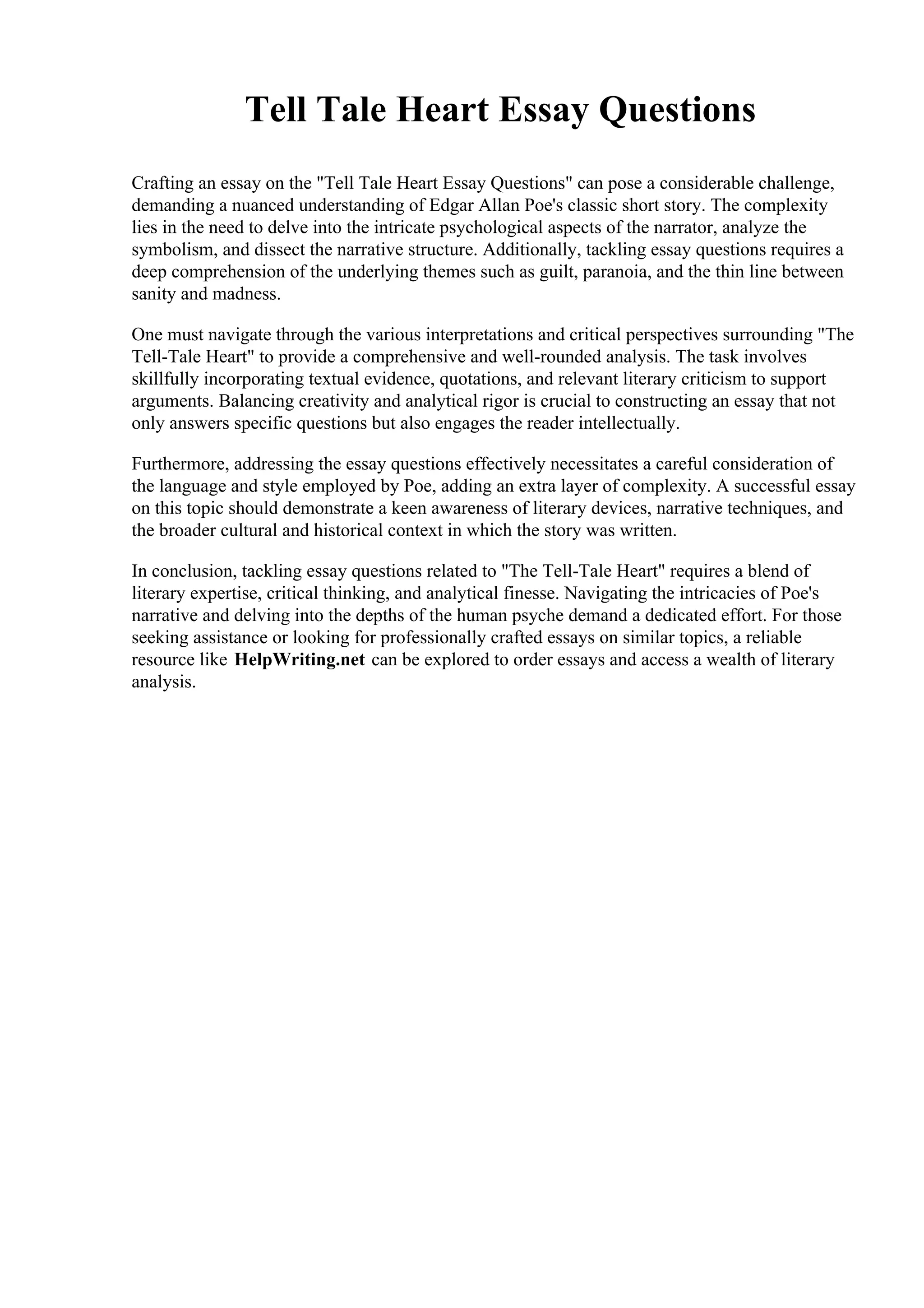 Tell Tale Heart Essay Questions.pdf