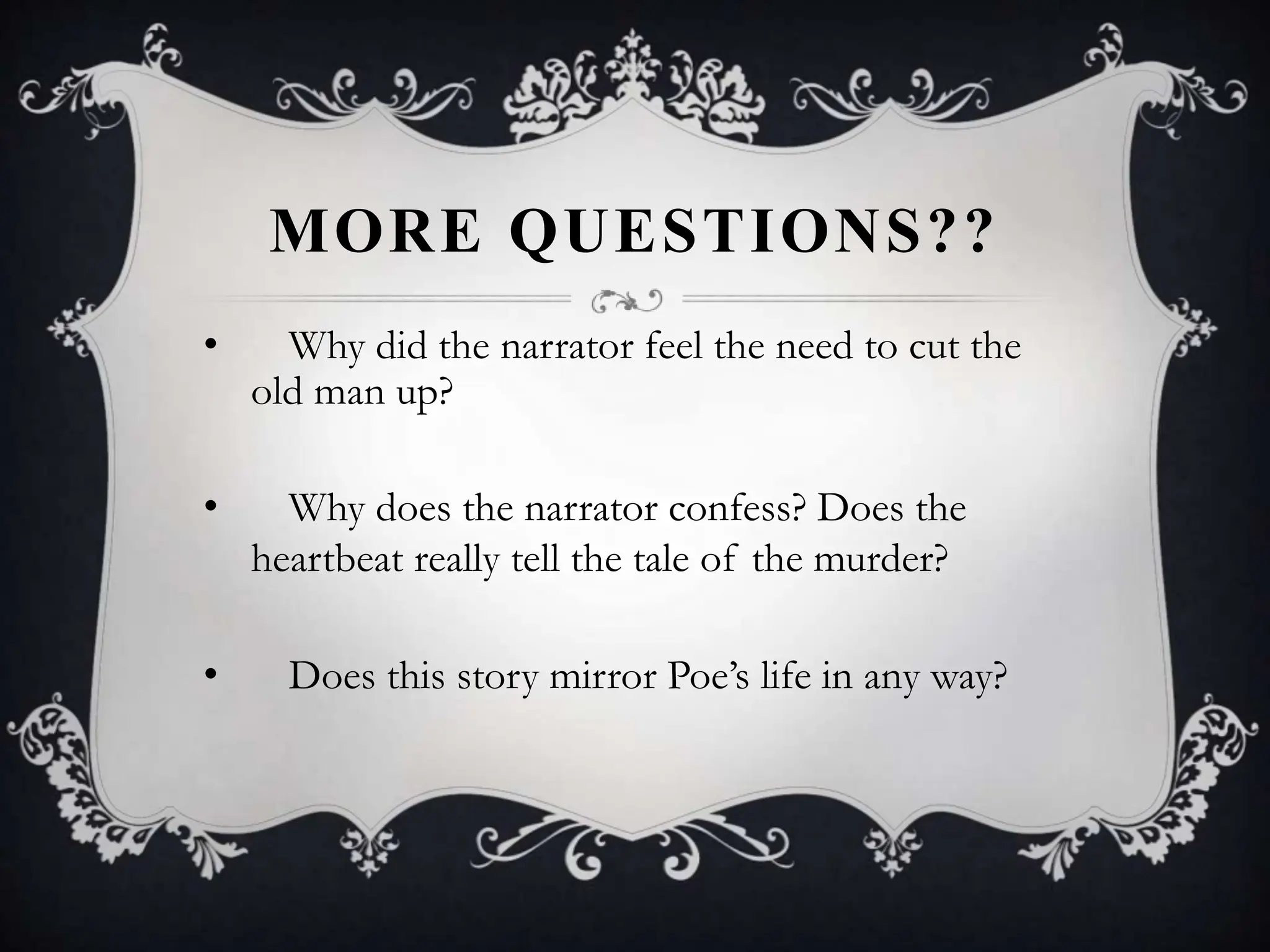 Tell Tale Heart PPT.ppt by Edgar Allan Poe | PPT