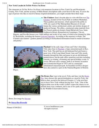 Tell the Wolves I'm Home review & sidebar | PDF