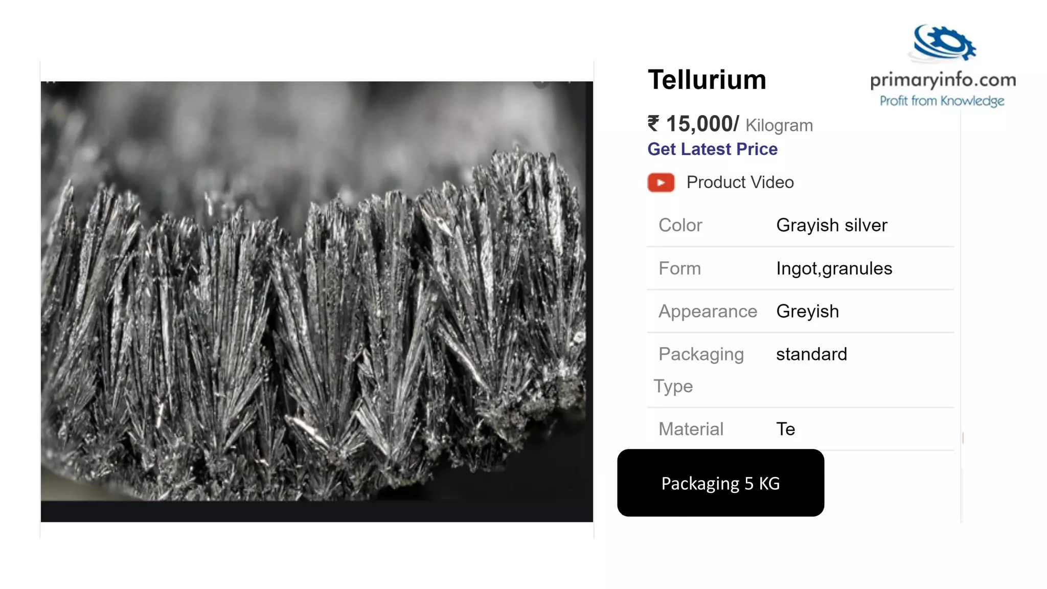 Tellurium | PDF