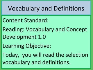 Tell me tree vocab | PPT