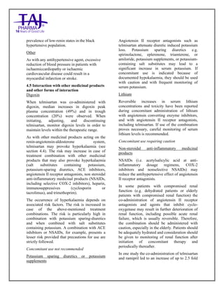 Telmisartan Tablets USP Taj Pharma SmPC | PDF