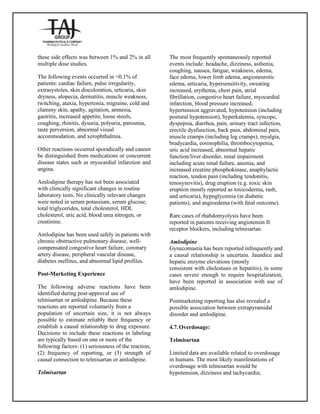 Telmisartan and Amlodipine Tablets IP 40mg/5mg (Telmisar-A) Taj Pharma ...