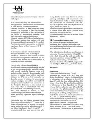 Telmisartan and Amlodipine Tablets IP 40mg/5mg (Telmisar-A) Taj Pharma ...