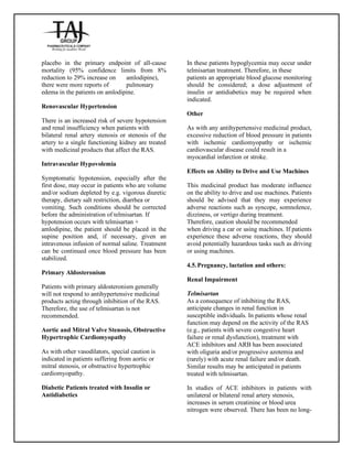 Telmisartan and Amlodipine Tablets IP 40mg/5mg (Telmisar-A) Taj Pharma ...