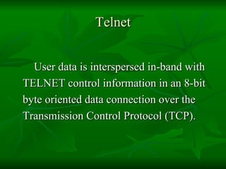 Telnet | PPT