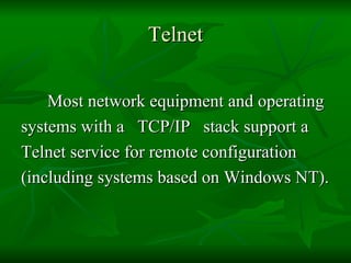 Telnet | PPT