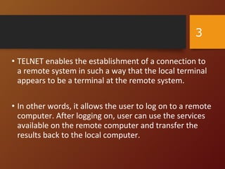 Telnet | PPT