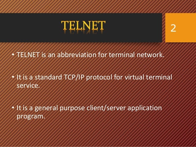 Telnet