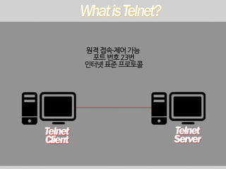 Telnet에대해서 | PPT