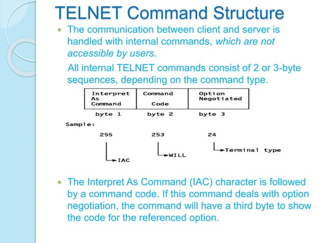 Telnet presentation | PPTX