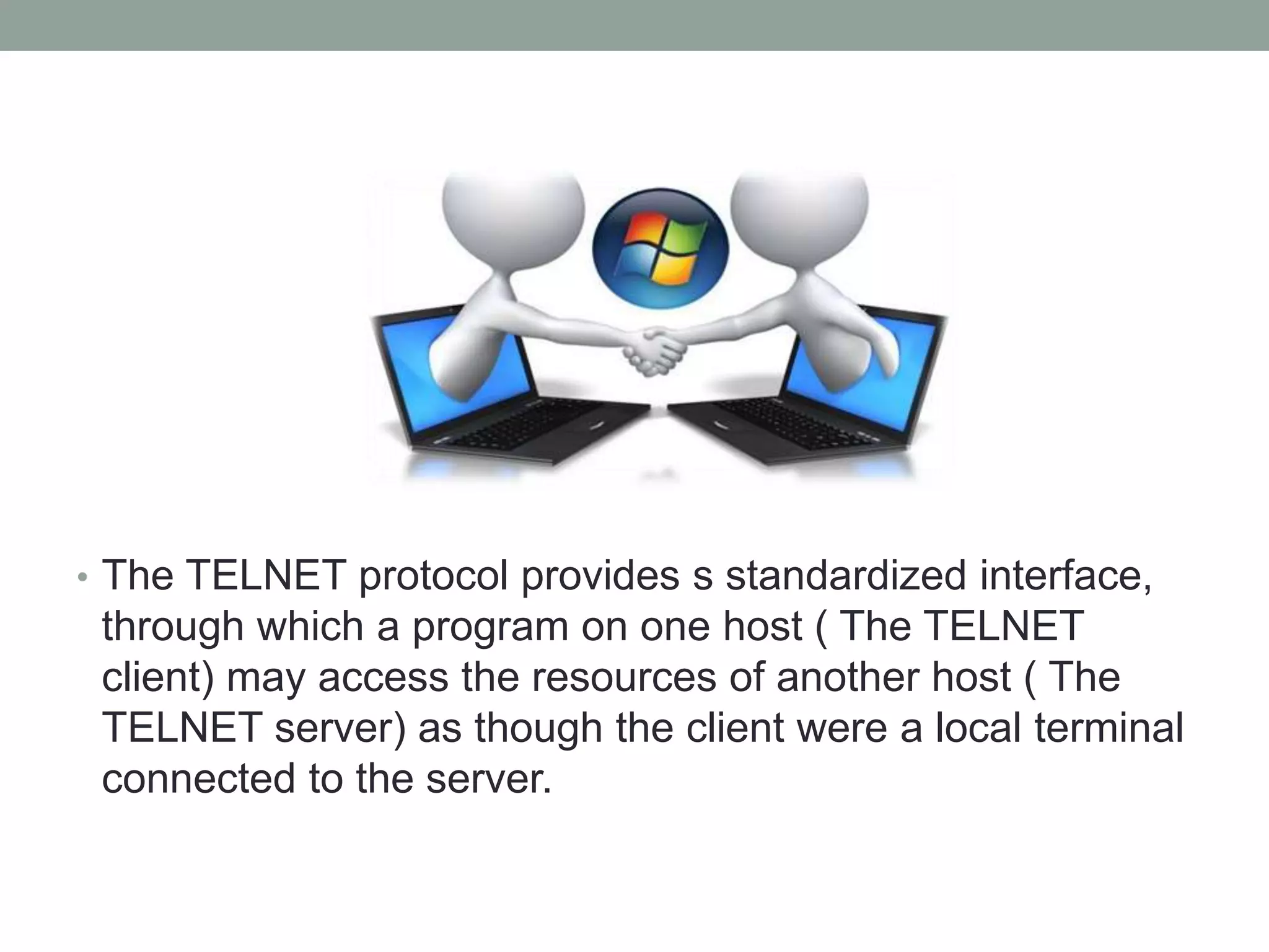 Telnet Pptx Computer Networking Computing