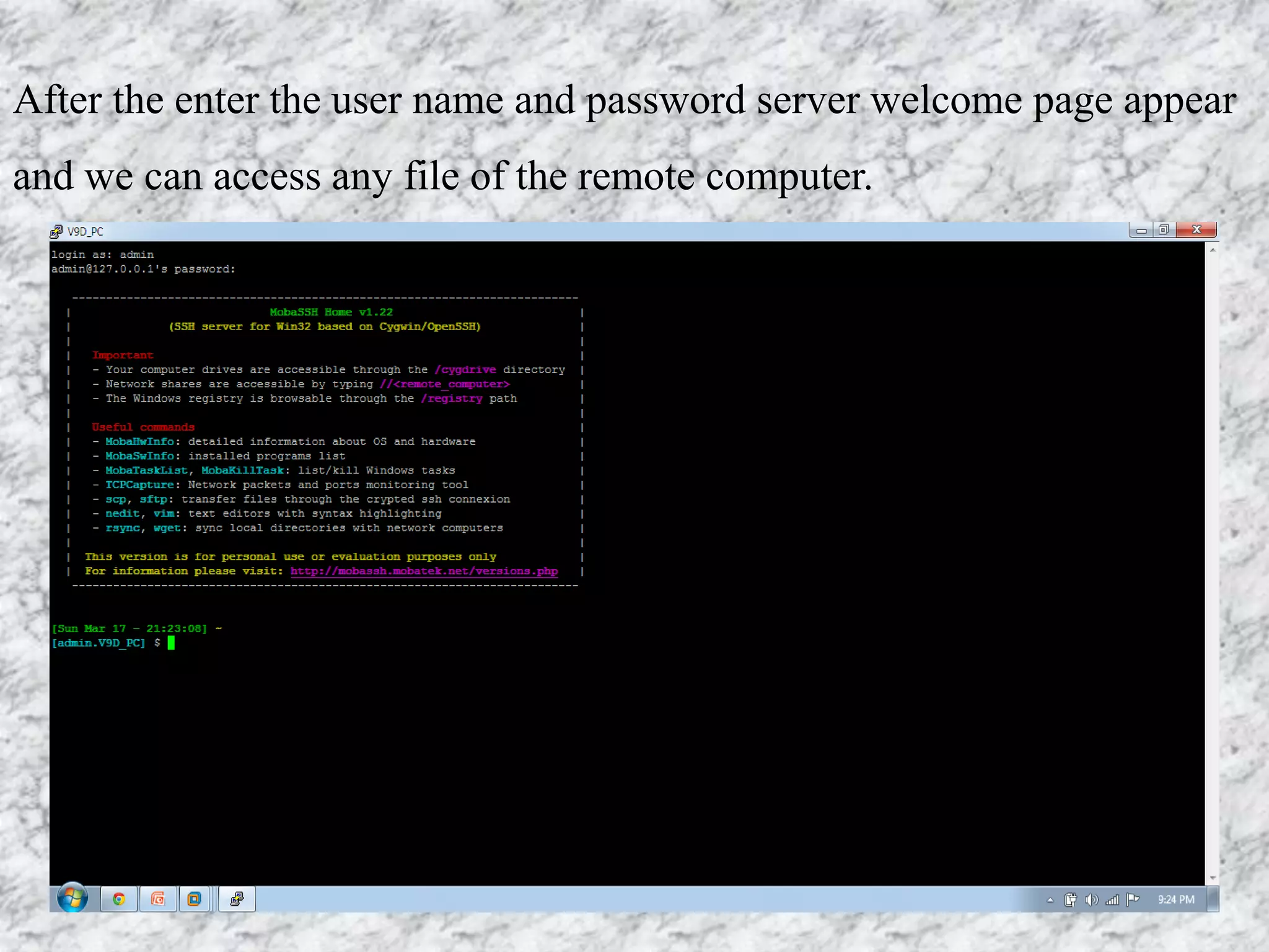 Telnet & SSH Configuration | PPTX