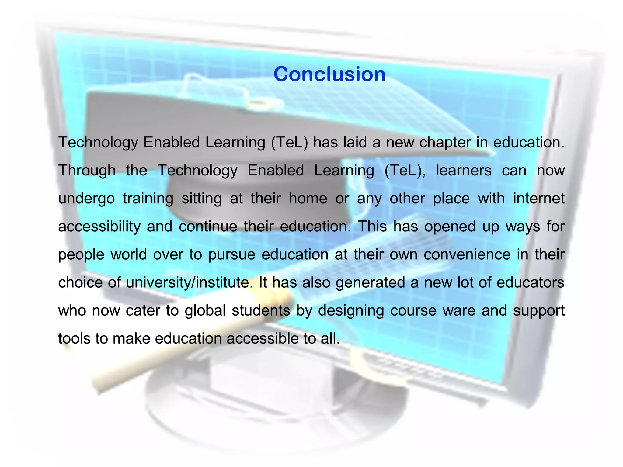Technology Enabled Learning | PPT