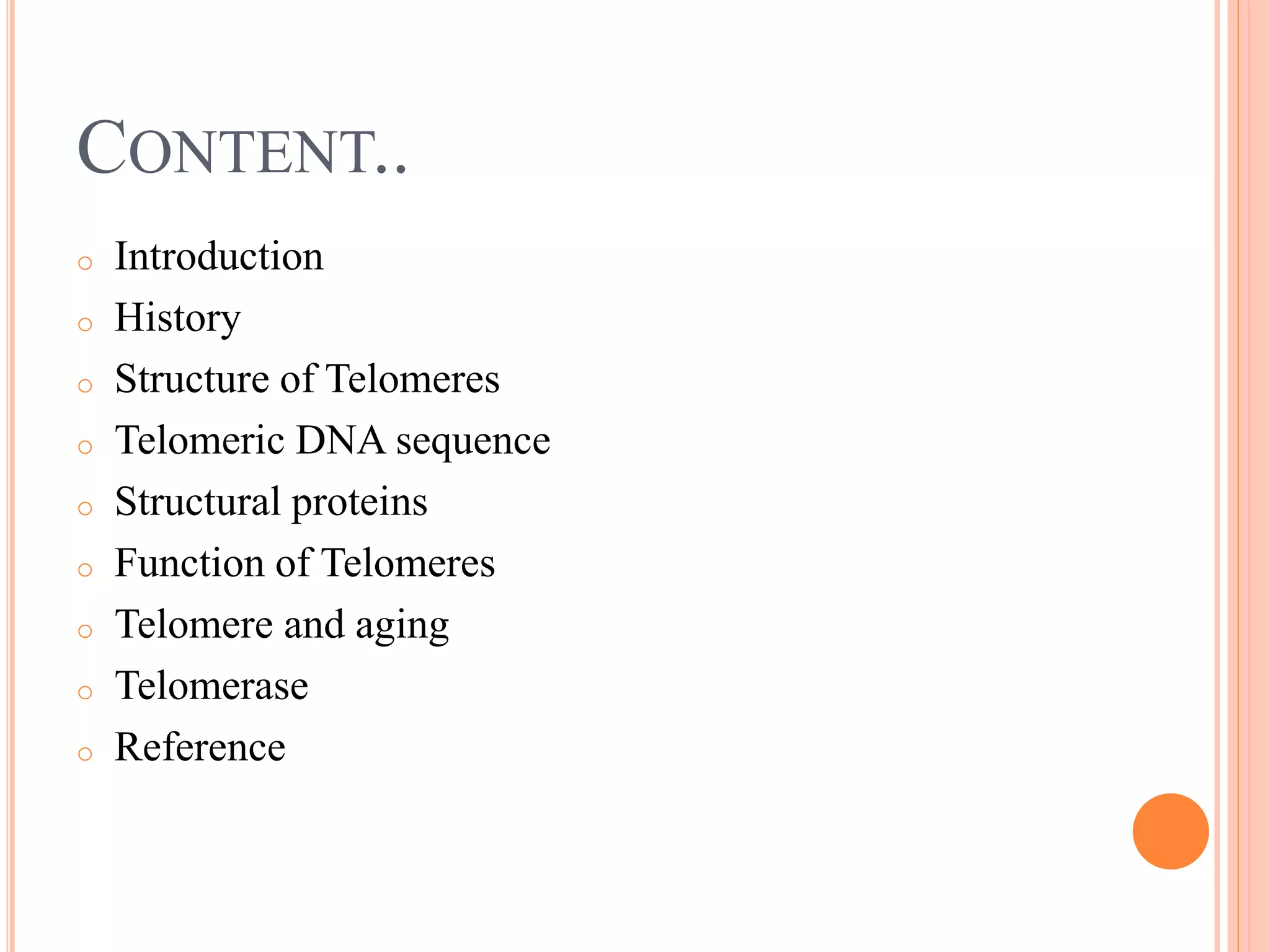 Telomere | PPTX
