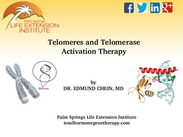 Telomeres And Telomerase Activation Therapy