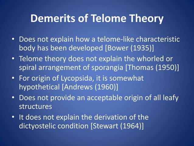Telome Theory | PPTX
