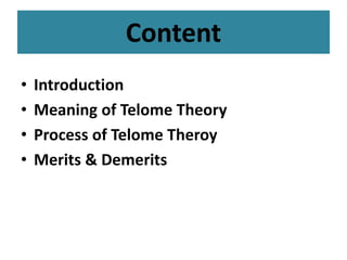 Telome theroy | PPTX