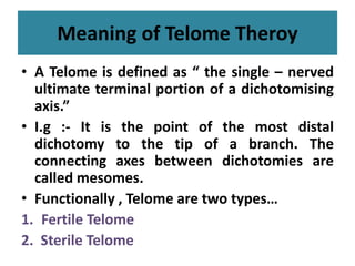 Telome theroy | PPTX