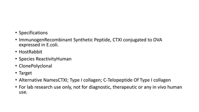 Telopeptide collagen | PPTX