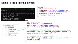 My web application in 20 minutes with Telosys | PDF