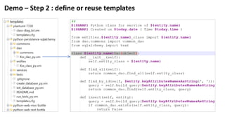 My web application in 20 minutes with Telosys | PDF