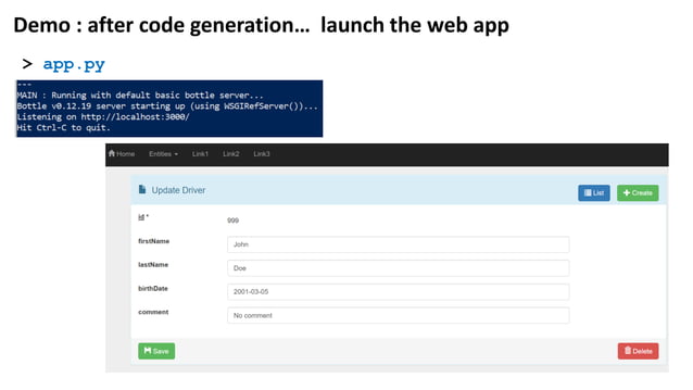 My web application in 20 minutes with Telosys | PDF