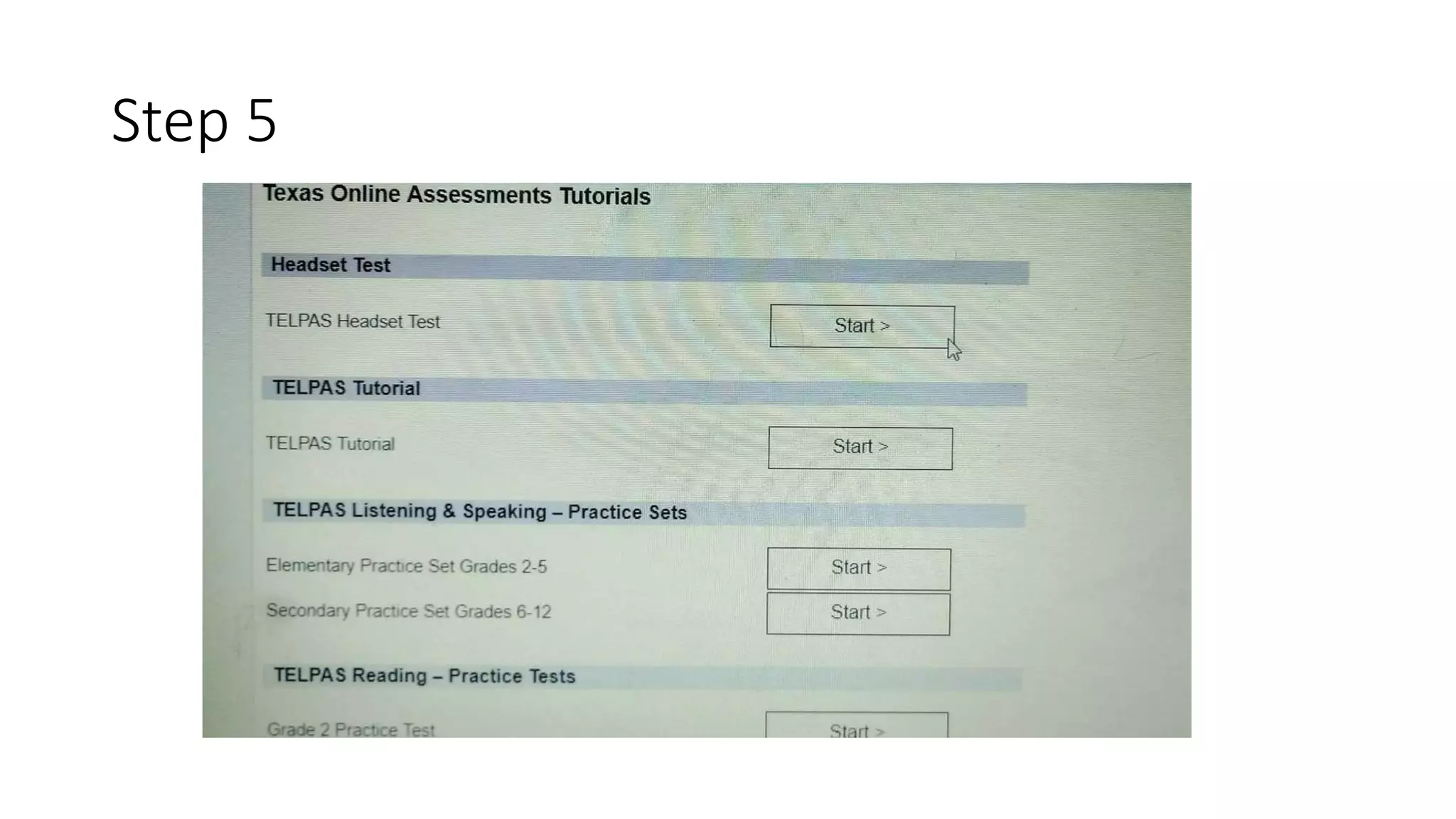 Telpas practice steps2019 | PPTX