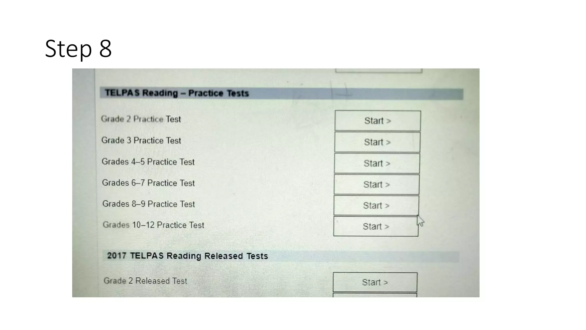 Telpas practice steps2019 | PPTX