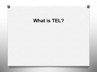 TEL Pedagogy in HE | PPT