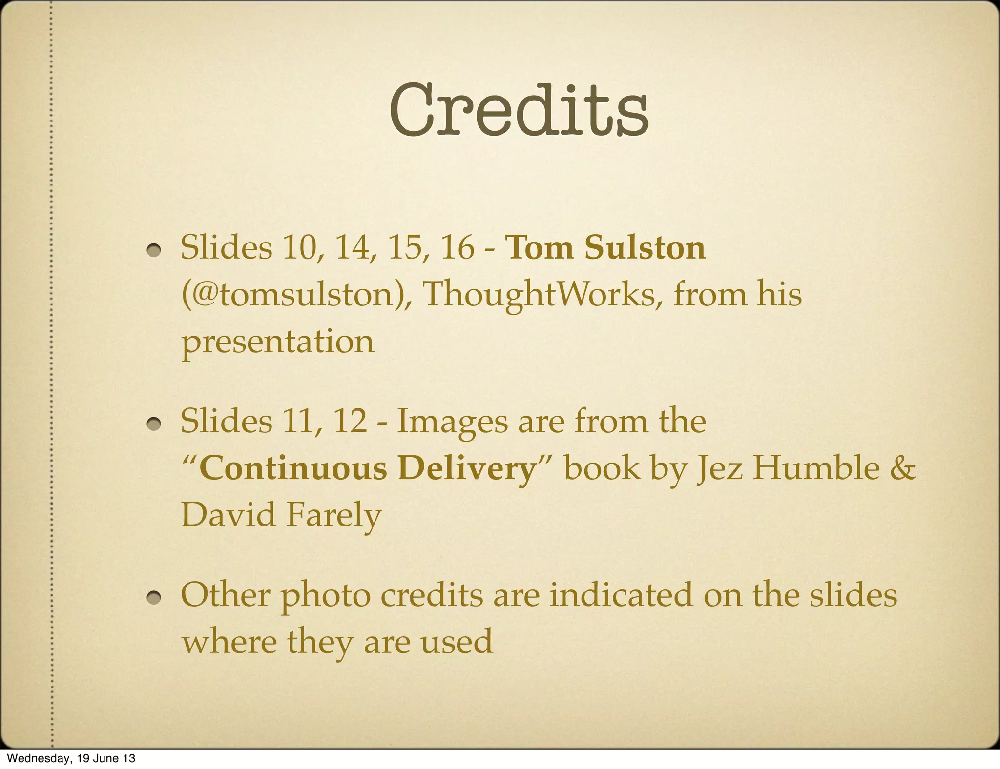 Continuous Integration Brown Bag | PDF